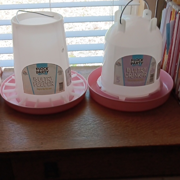 manna pro | Bird | Flock Party Poultry Feeder And Drinker Set | Poshmark